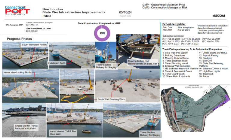 Project Updates – CT Port Authority State Pier